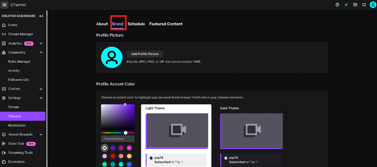 5-step guide on how to change offline screen on twitch