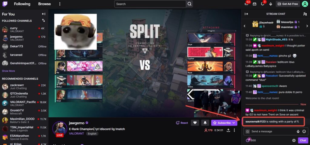 How to Start a Raid on Twitch - Twitch marketing Guides