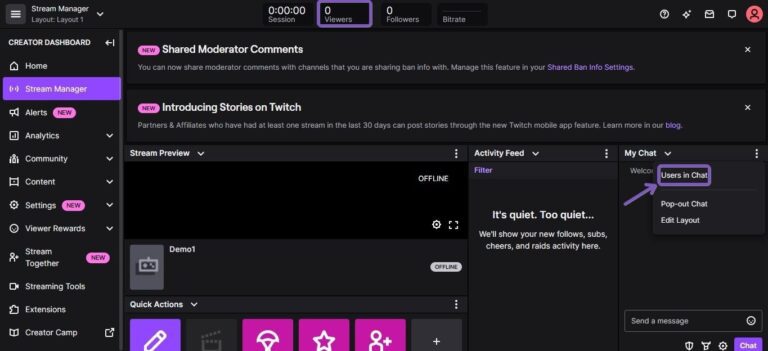 How to find out who's watching your Twitch stream - Twitch marketing Guides