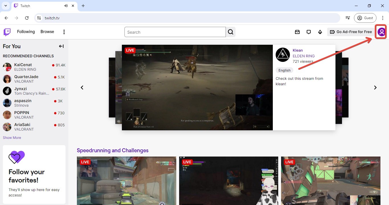 Guide to change twitch username
