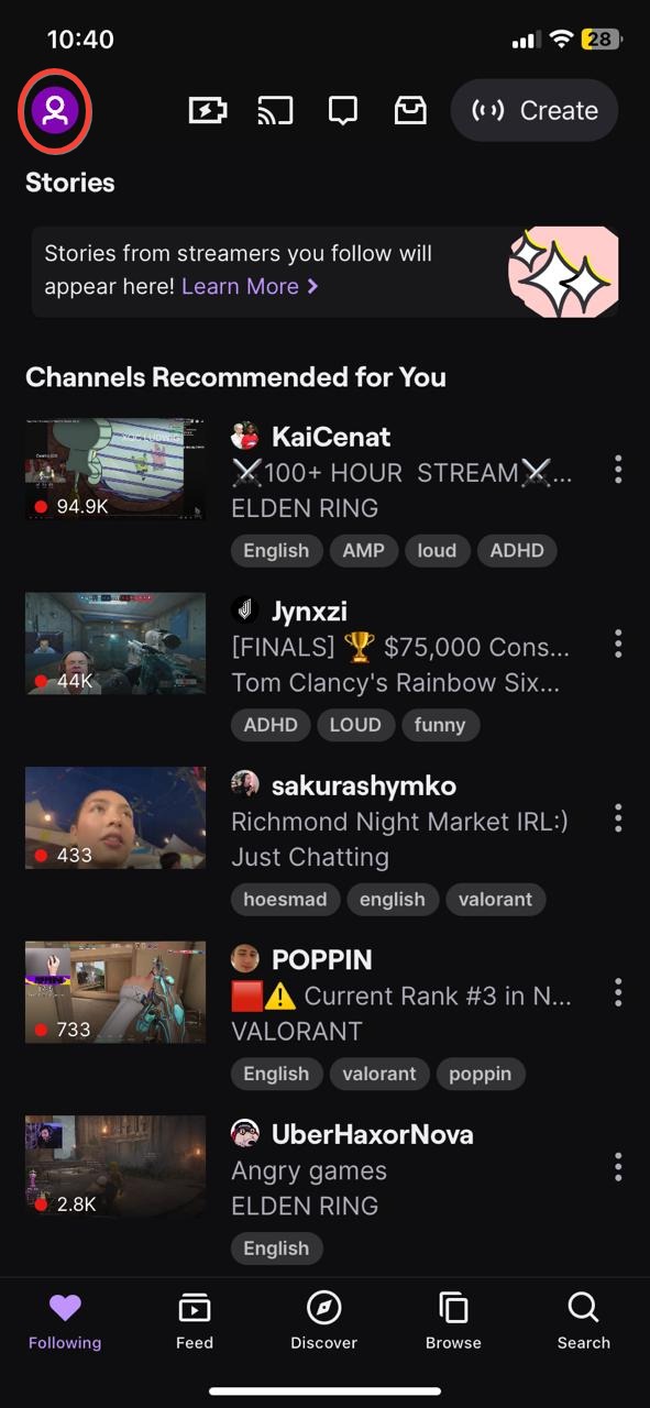 Guide to change twitch username