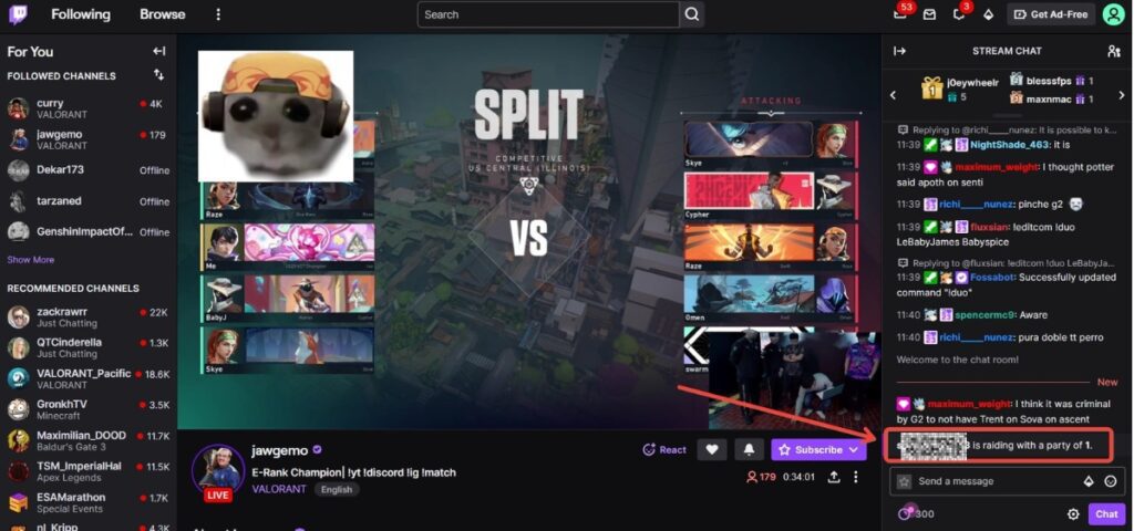 How to raid on twitch - 3 Easy steps